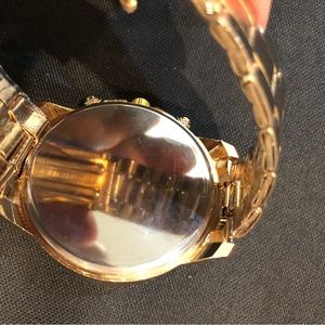zhowe | Accessories | Classic Quartz Golden Tone Stainless Steel Mens ...